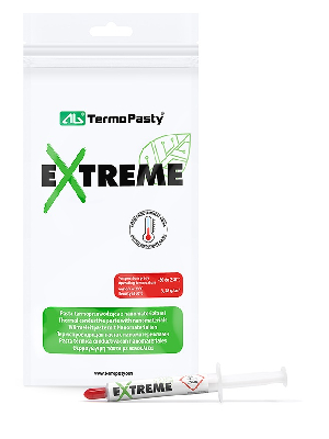 Termo provodljiva pasta, serija Extreme, 3 grama u špricu, termalna provodljivost 6W/mK