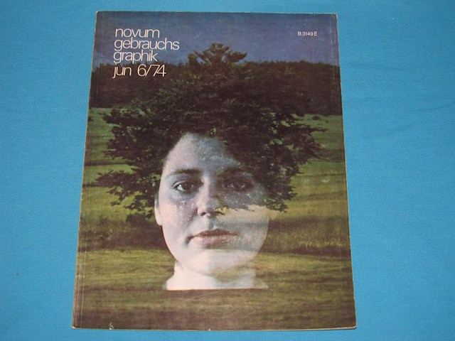 Novum gebrauchsgraphik, jun 1974, grafički dizajn