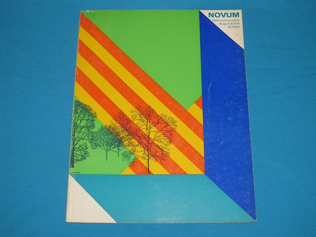 Novum gebrauchsgraphik, avgus 1972, grafički dizajn