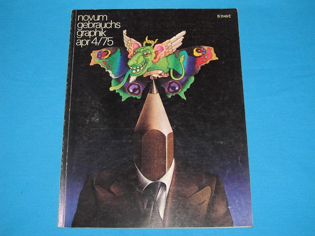 Novum gebrauchsgraphik, april 1975, grafički dizajn
