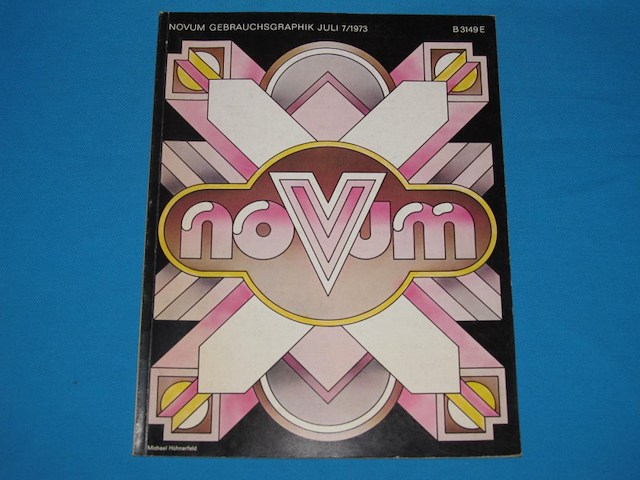 Novum gebrauchsgraphik, jul 1973, grafički dizajn