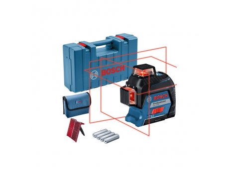 BOSCH plavi alat GLL 3-80 C linijski laser 3x360° 80m domet