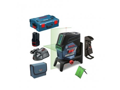 BOSCH plavi alat GCL 2-50 CG set kombinovani laser sa zelenim linijama lasera sa RM 2 nosačem