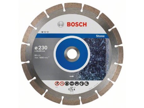 BOSCH Dijamantska rezna ploča Standard for Stone 2608603238, 230 x 22,23 x 2,3 x 10 mm