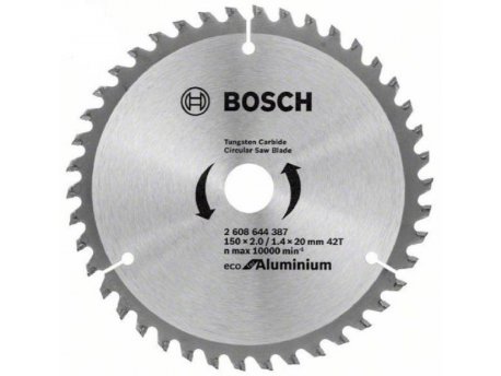BOSCH List kružne testere Eco for Aluminium 150 x 2.2;1.5 x 20 42 T