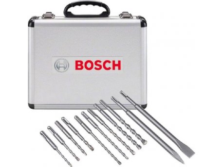 BOSCH 11-delni SDS plus set za građevinske radove u aluminijumskom koferu 2608578765