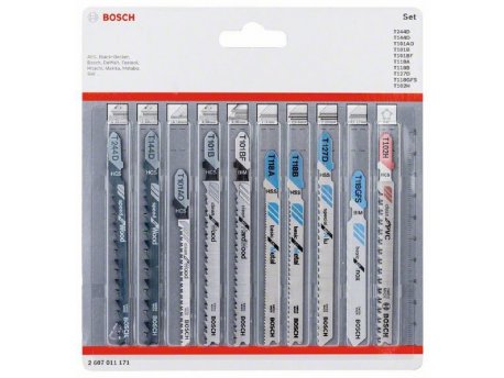 BOSCH List ubodne testere set 10 komada All in One 2607011171