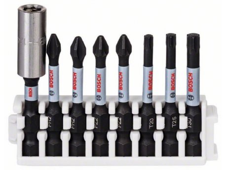 BOSCH Pakovanje Impact Control nastavaka za odvrtače, 8-delno, 2xPH2;2xPZ2;1xT20;1xT25;1xT30 2608522326