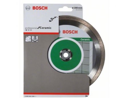 BOSCH Dijamantska rezna ploča Standard for Ceramic 180 x 22.23 x 7 mm