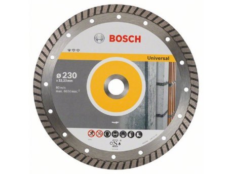 BOSCH Dijamantska rezna ploča Standard for Universal Turbo 2608603252, 230 x 22,23 x 2,5 x 10 mm