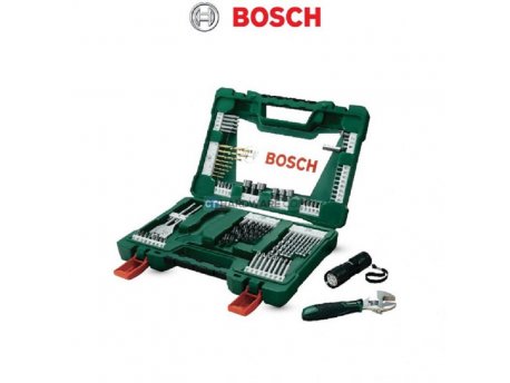 BOSCH zeleni alat 83-delni V-Line TiN set sa baterijskom lampom 2607017193