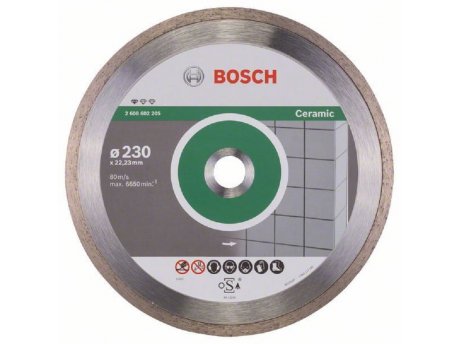 BOSCH Dijamantska rezna ploča Standard for Ceramic 2608602205, 230 x 22,23 x 1,6 x 7 mm