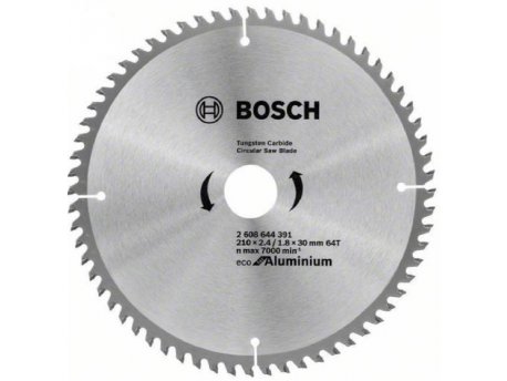 BOSCH List kružne testere Eco for Aluminium 210 x 2.6;1.8 x 30 64 T