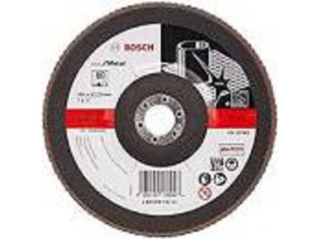 BOSCH Lamelni brusni disk X571, Best for Metal Prečnik 180 mm; granulacija 80, kolenasti - 2608606739