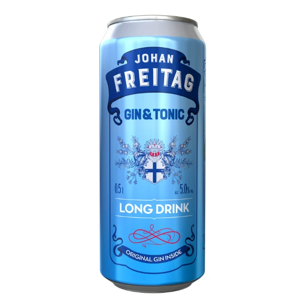 Gin Tonic Johan Freitag (Džin Tonik) 0,5l