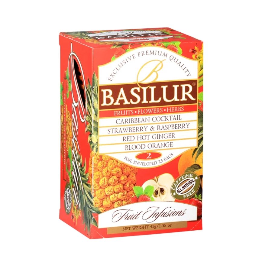 Basilur Fruit Infusions Collection Assorted Volume II- 4 ukusa 25×1