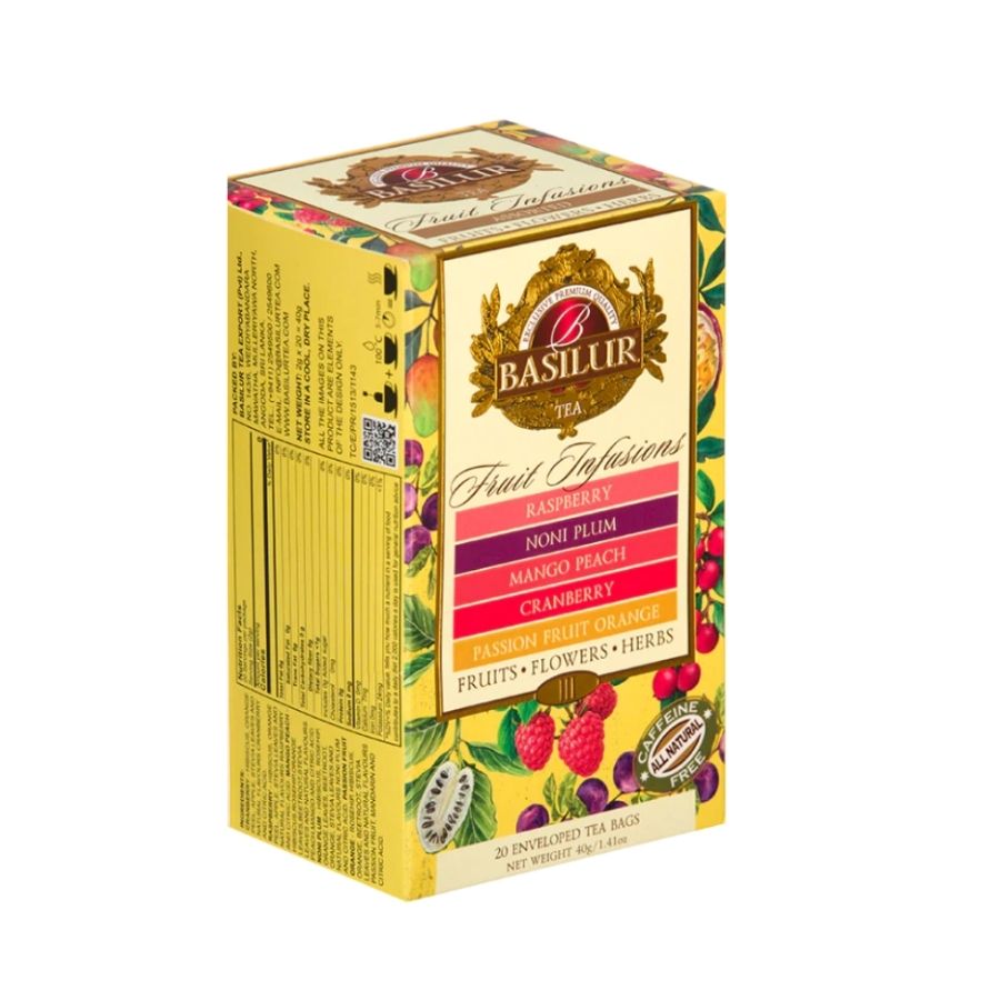Basilur Fruit Infusions Collection Assorted Volume III- 5 ukusa 20×1