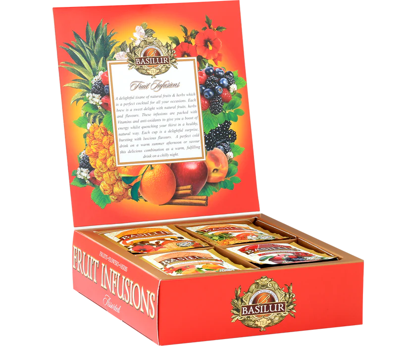Basilur Fruit Infusions Collection Assorted- 4 ukusa 40×1
