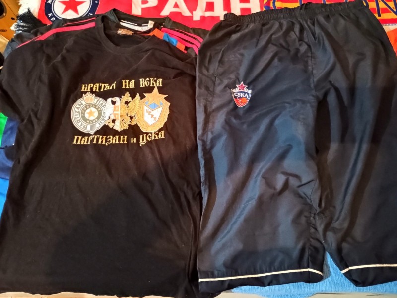 Fk Partizan-CSK Navijacka Majica + Trenerka Nike