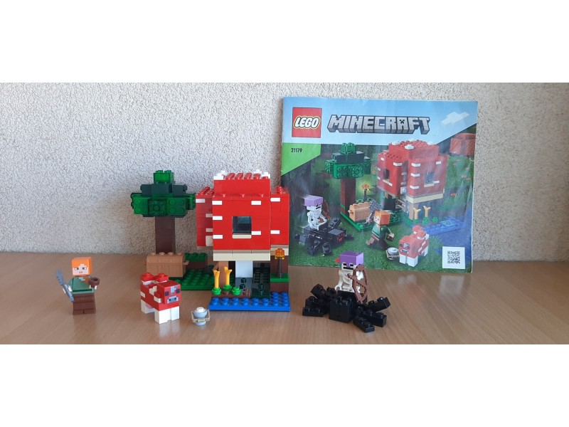 LEGO MINECRAFT 21179 "THE MUSHROOM HOUSE
