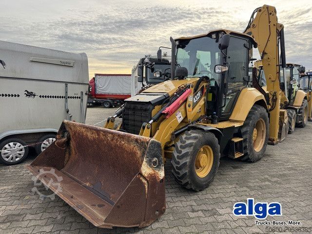 Bager-utovarivač
CATERPILLAR 432F2, 4+1 Schaufel, Telestiel, Klima, Löffel