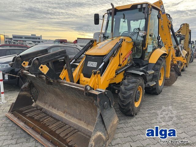 Bager-utovarivač
JCB 3CX, 4+1 Schaufel, Palettengabel, Telestiel, AC