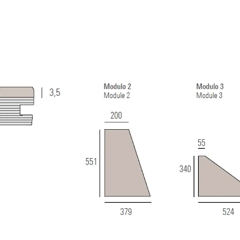 Parket, Parket SLIDE, Natural Genius, Biancospino Module2, Module3, mat lak, 3,5mm