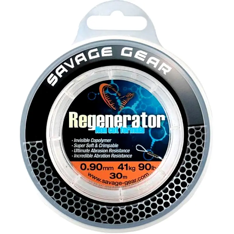 SAVAGE GEAR SHOCK LEADER REGENERATOR MONO 30m 0.81mm /CLEAR (5SGNR 54842)