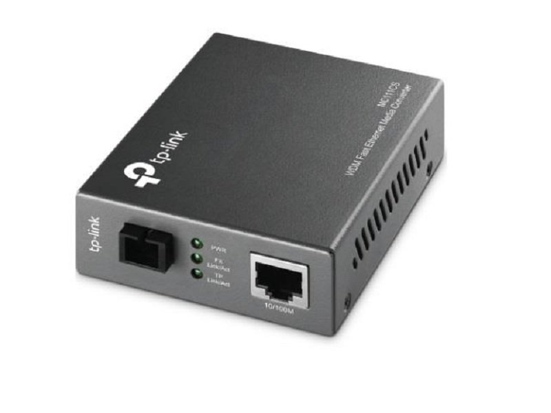 TP LINK MEDIA KONVERTER ETHERNET 10/100MBPS TO 100MBPS SINGLE-MODE SC FIBER, DOMET DO 20KM