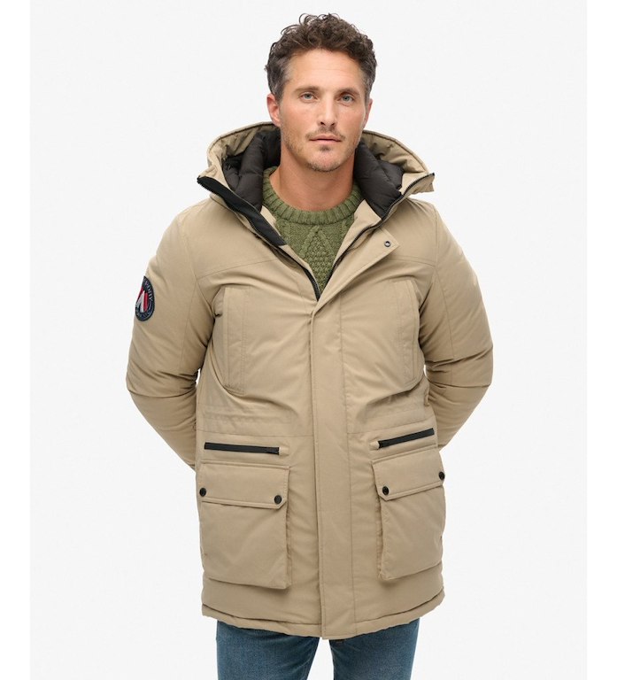 SUPERDRY CITY PARKA BROWN