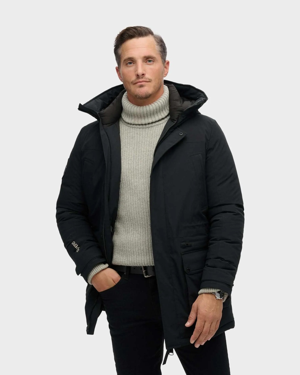 SUPERDRY CITY PARKA BLACK