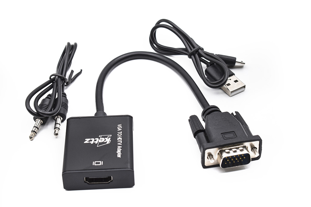 Kettz VGA Na HDMI Konvertor + Audio 3.5mm V2H