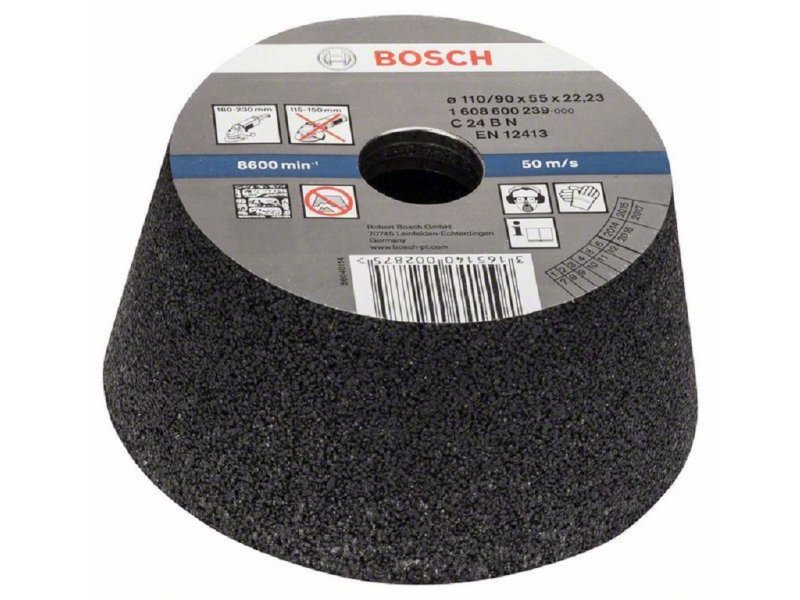 BOSCH BRUSNI LONAC, KONUSNI-KAMEN/BETON 1608600239, 90 MM, 110 MM, 55 MM, 24