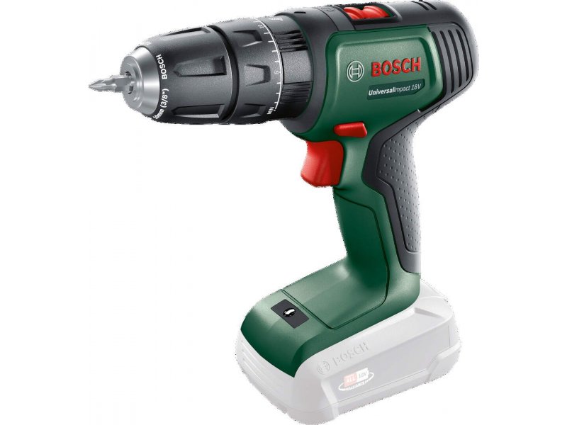 BOSCH AKUMULATORSKA VIBRACIONA BUŠILICA UNIVERSALIMPACT 18V, SOLO, 06039D4100