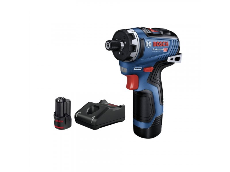 BOSCH PLAVI ALAT GSR 12V-35 HX AKUMULATORSKI ODVRTAČ 2 X 3.0 AH + PUNJAC