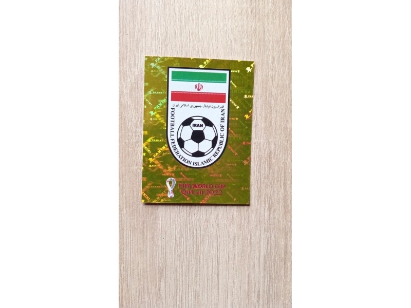 World cup Qatar 2022 Panini broj IRN 1