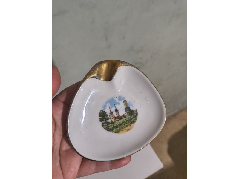 PORCELAN PEPELJARA 24 K GOLD SA ŽIGOM