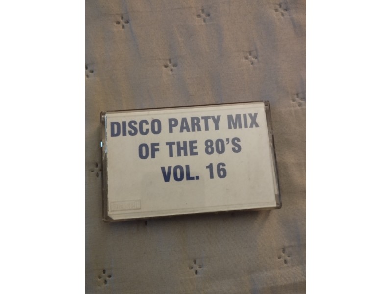 Disco Party Mix audio kaseta italo disco 80's vol.16