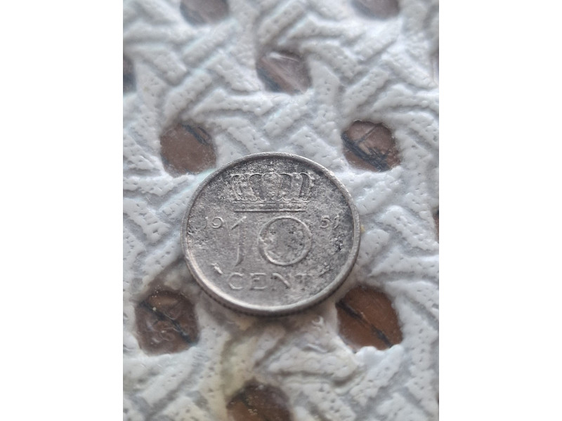 Holandija 1 cent 1951