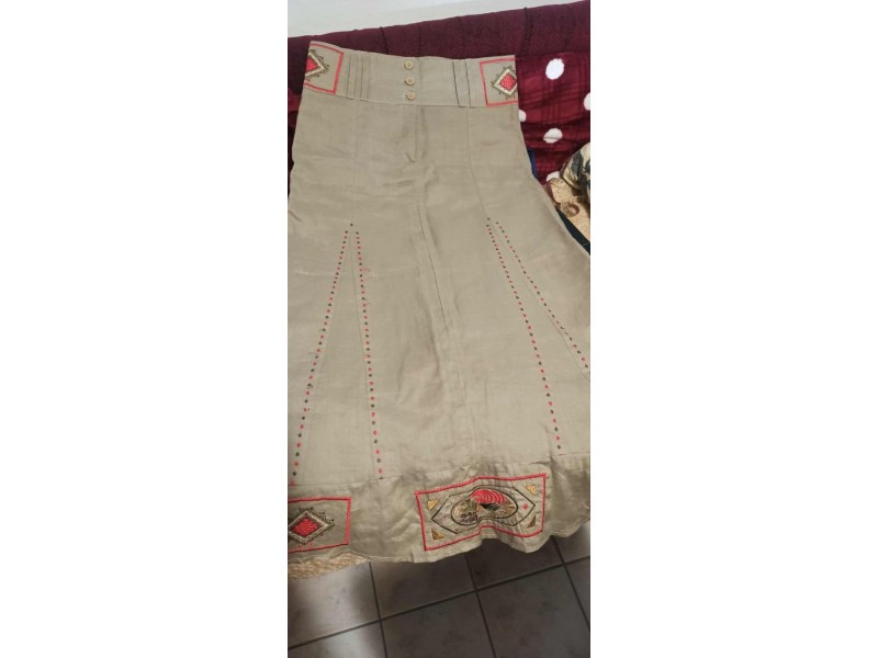 Suknja u retro stilu,pamucna,Nova,Sidre 40-L