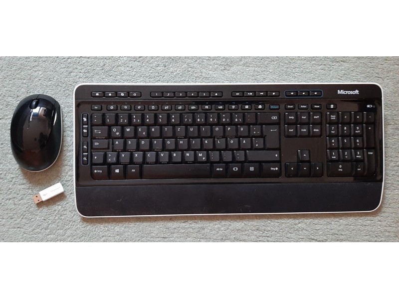 Microsoft Wireless tastatura 3050 miš 5000 resive 1423