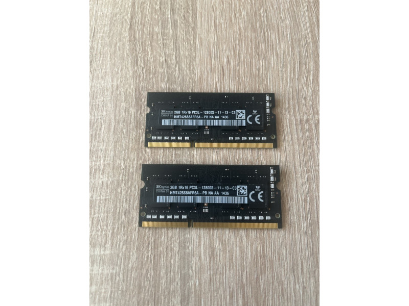SK Hynix 4GB DDR3L SO-DIMM memorija (PC3L-12800S)