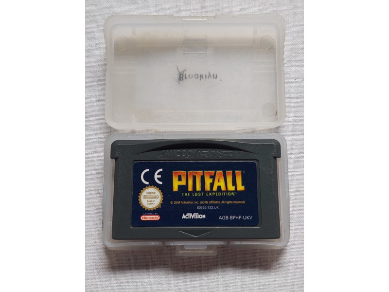 GameBoy Advance Pitfall the Lost Expedition