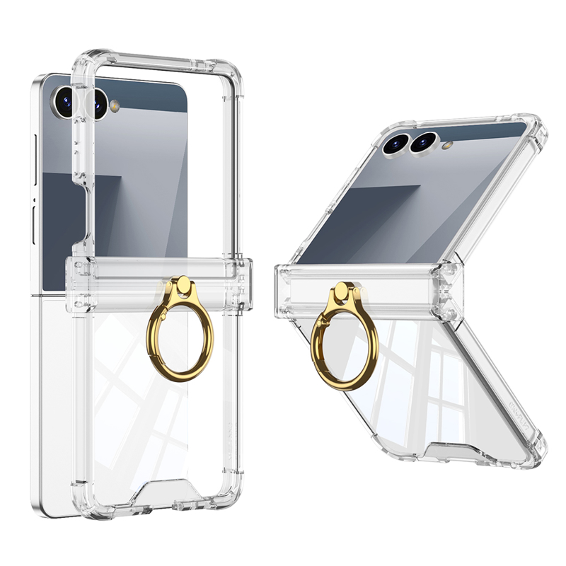 Futrola RING LINES II za Samsung F751B Galaxy Z Flip 7 5G providna (GKK case)