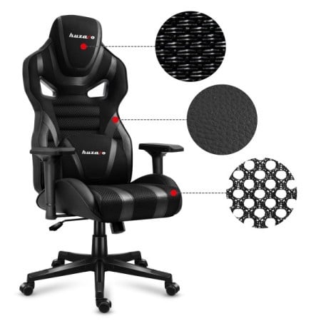 Huzaro gaming stolica force 7.5 black mesh ( 7270 )