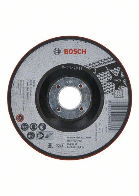 Bosch Polugipka brusna ploča Bosch 2608602218, WA 46 BF, 125 mm, 3,0 mm ( 2608602218 )