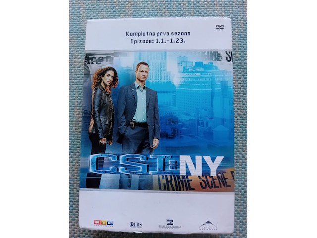 CSI-NY Kompletna prva sezona 3 x DVOSTRUKI DVD
