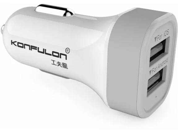 Konfulon Auto punjač C17 dual USB 5V 2.1A 53001