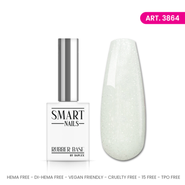 SMART Rubber base Milk Glitter 15ml art.3864