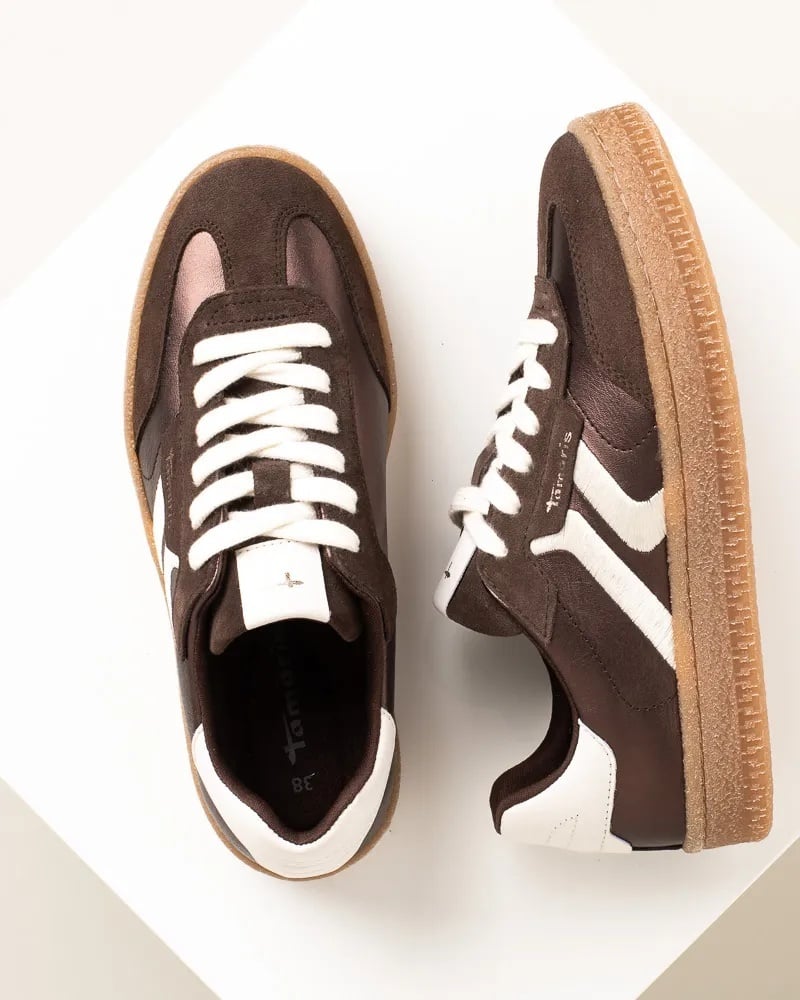 Kožne retro patike 1-23723-44 braon